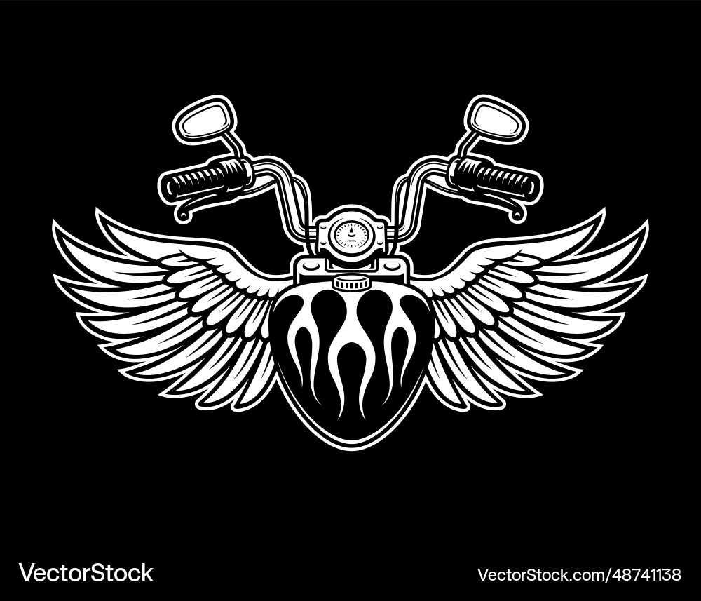 Steering Wheel With Wings Logo