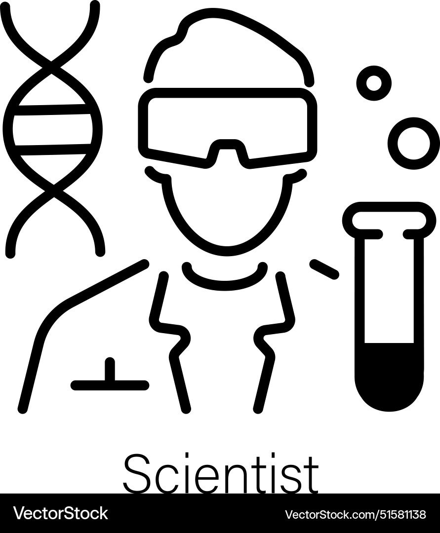 Scientist Royalty Free Vector Image - VectorStock