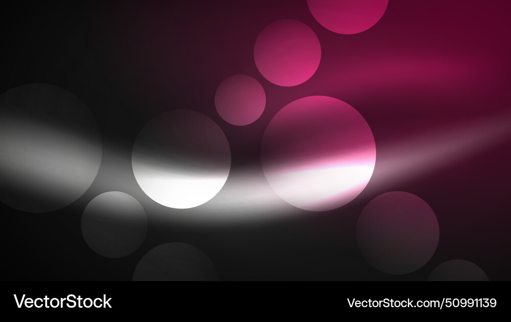Artistic pattern of magenta and white circles Vector Image