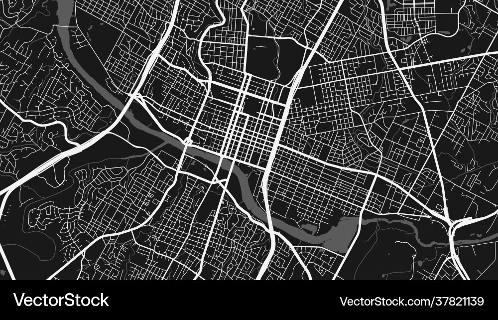 Austin City Map Background Royalty Free Vector Image