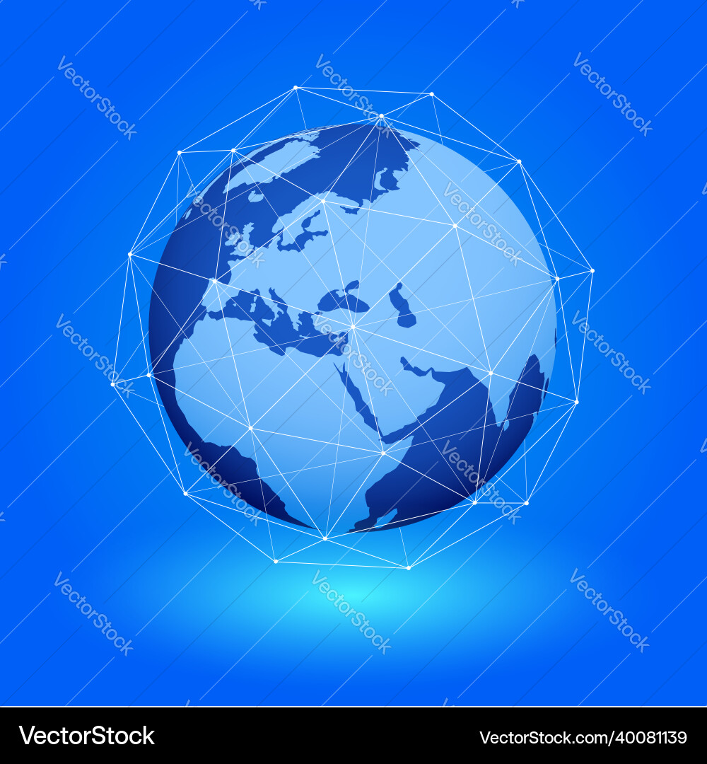 Isometric data exchange and global network over Vector Image