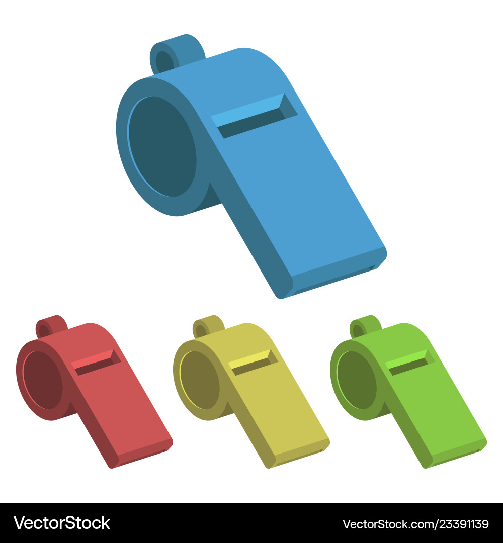 Whistle design Royalty Free Vector Image - VectorStock