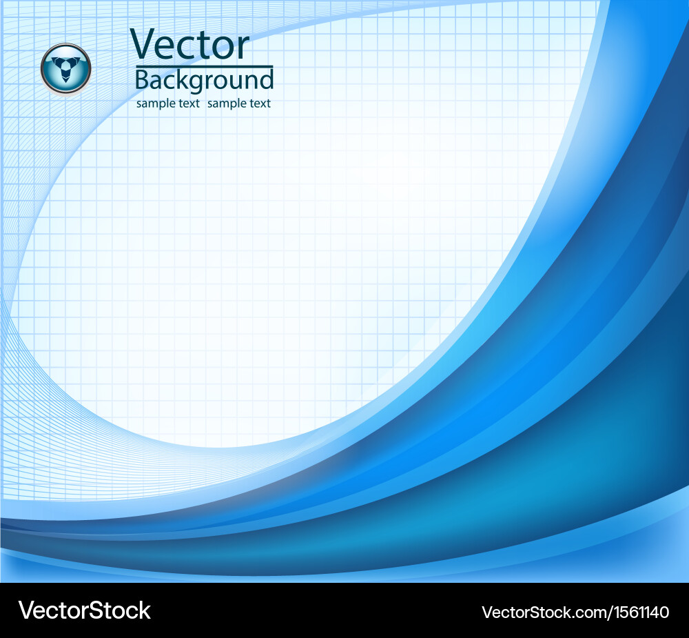 Abstract blue background Royalty Free Vector Image