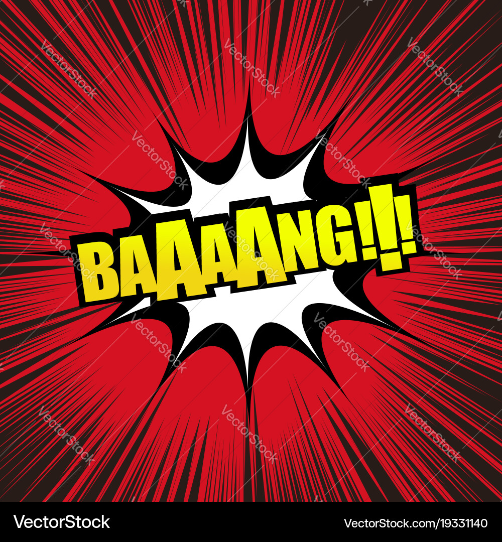 Comic hell explosive Vorlage Lizenzfreies Vektorbild