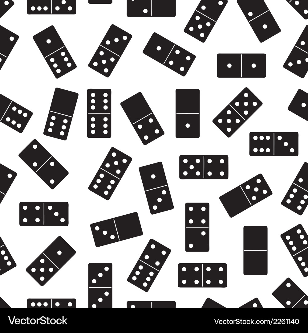 Seamless domino background Royalty Free Vector Image