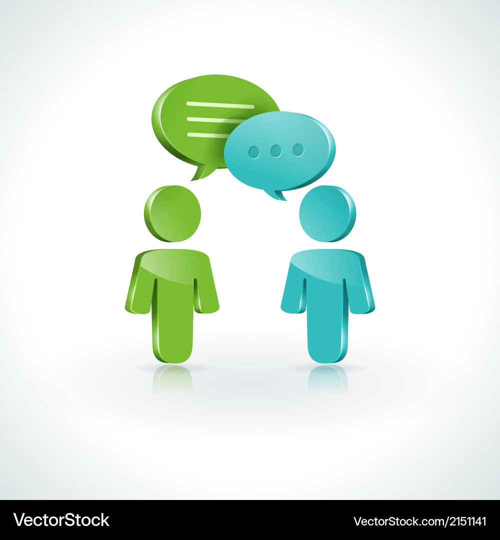 Conversation & Dialogue Bubbles Royalty Free Vector