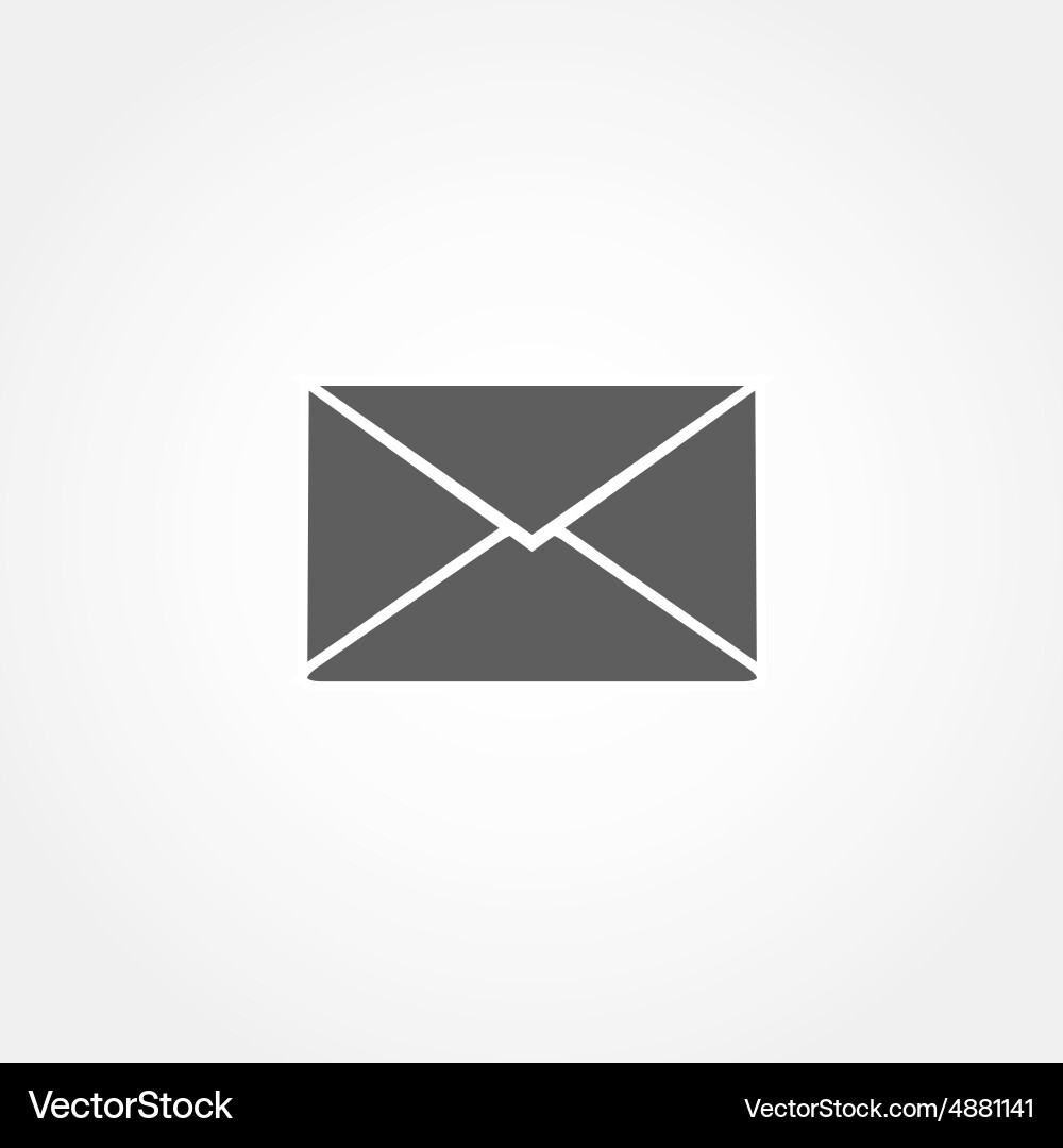 Envelope icon Royalty Free Vector Image - VectorStock