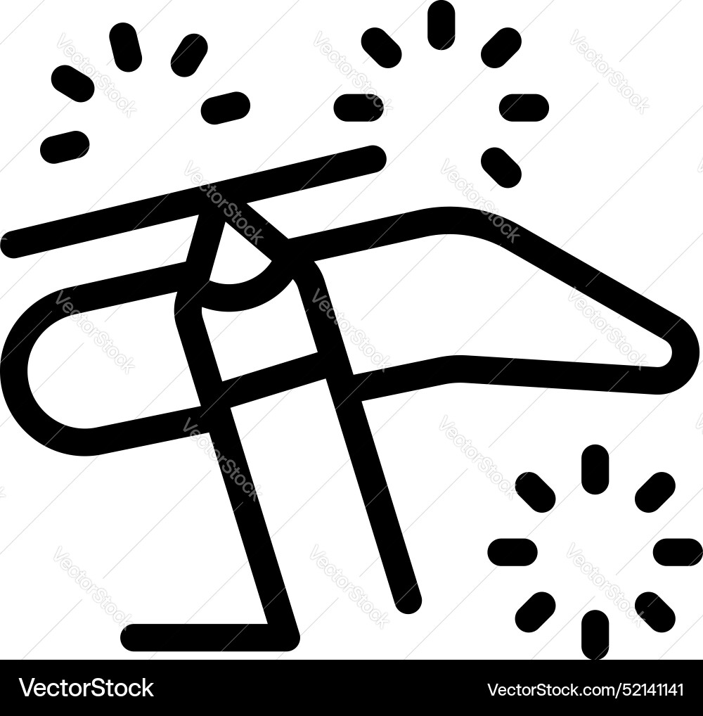 Helicopter spraying insecticide over field Vector Image