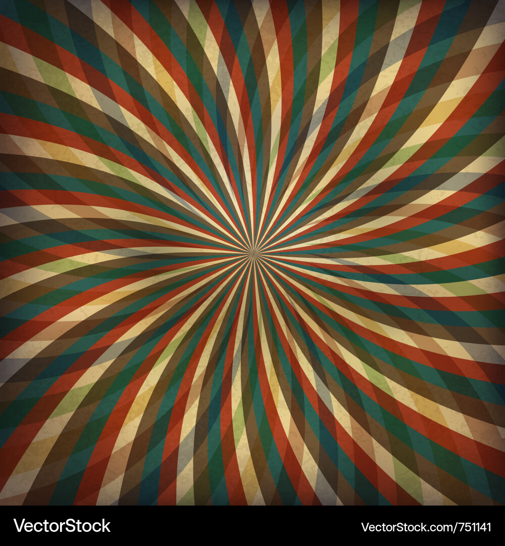 Vintage rays background Royalty Free Vector Image