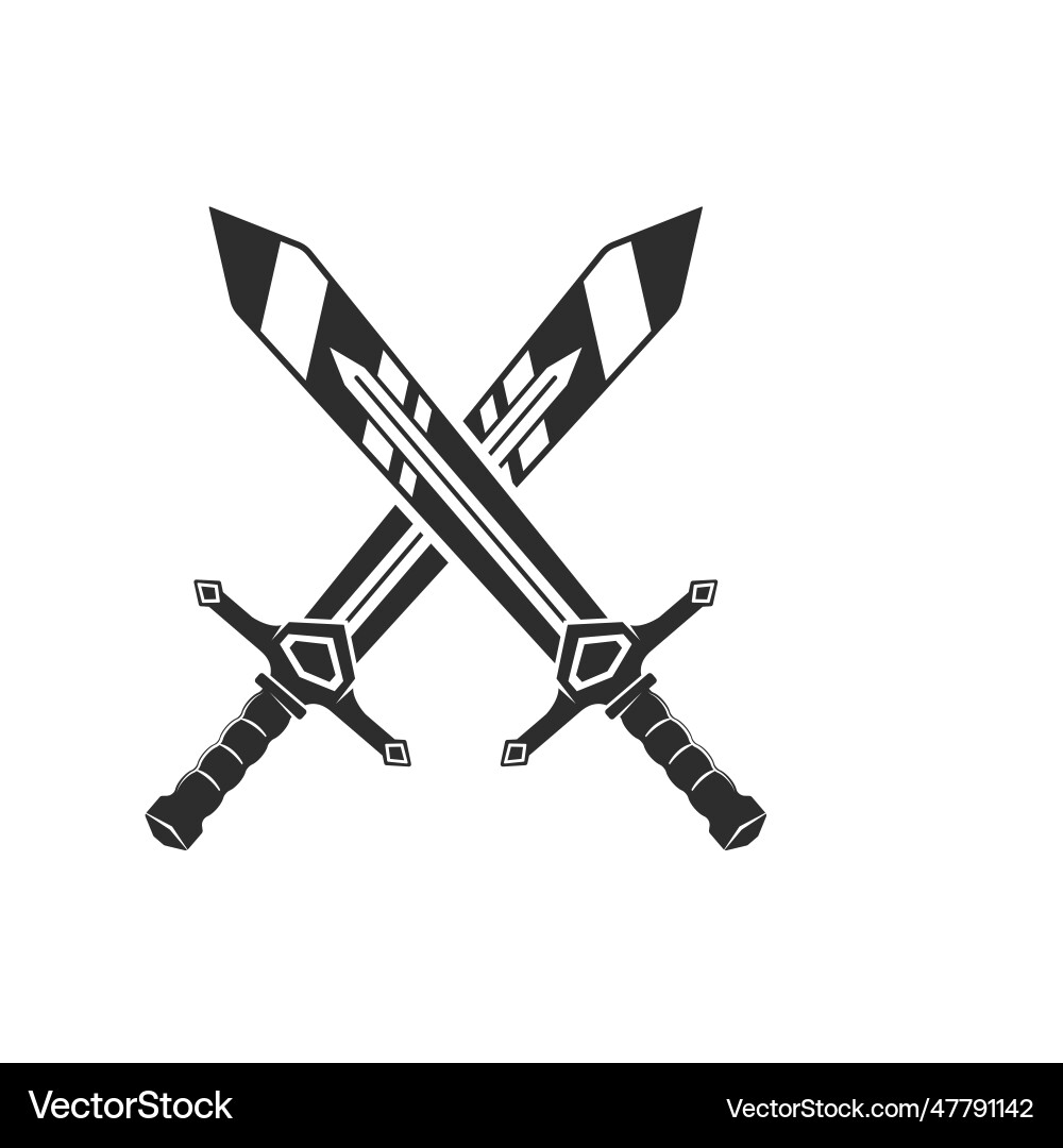 Crossed Swords Vector