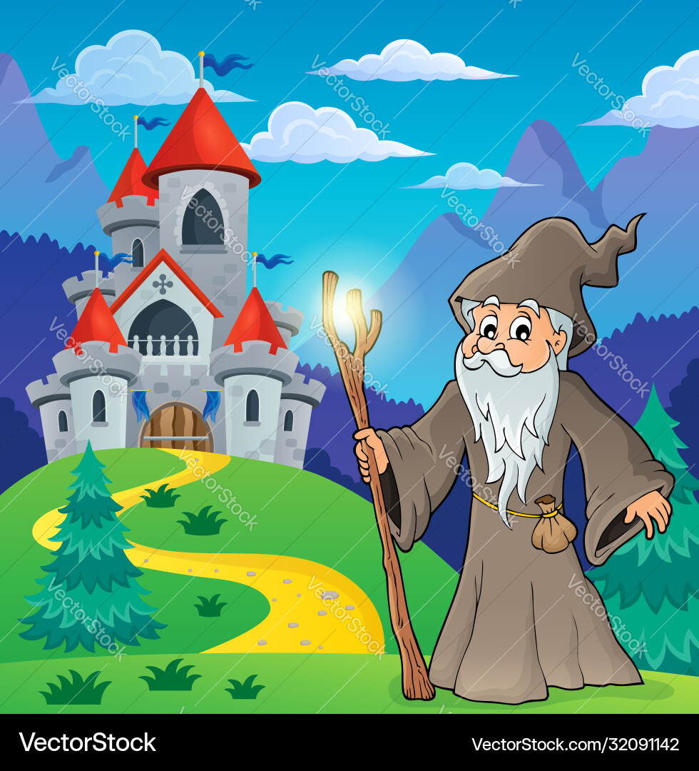 Druid theme image 6 Royalty Free Vector Image - VectorStock