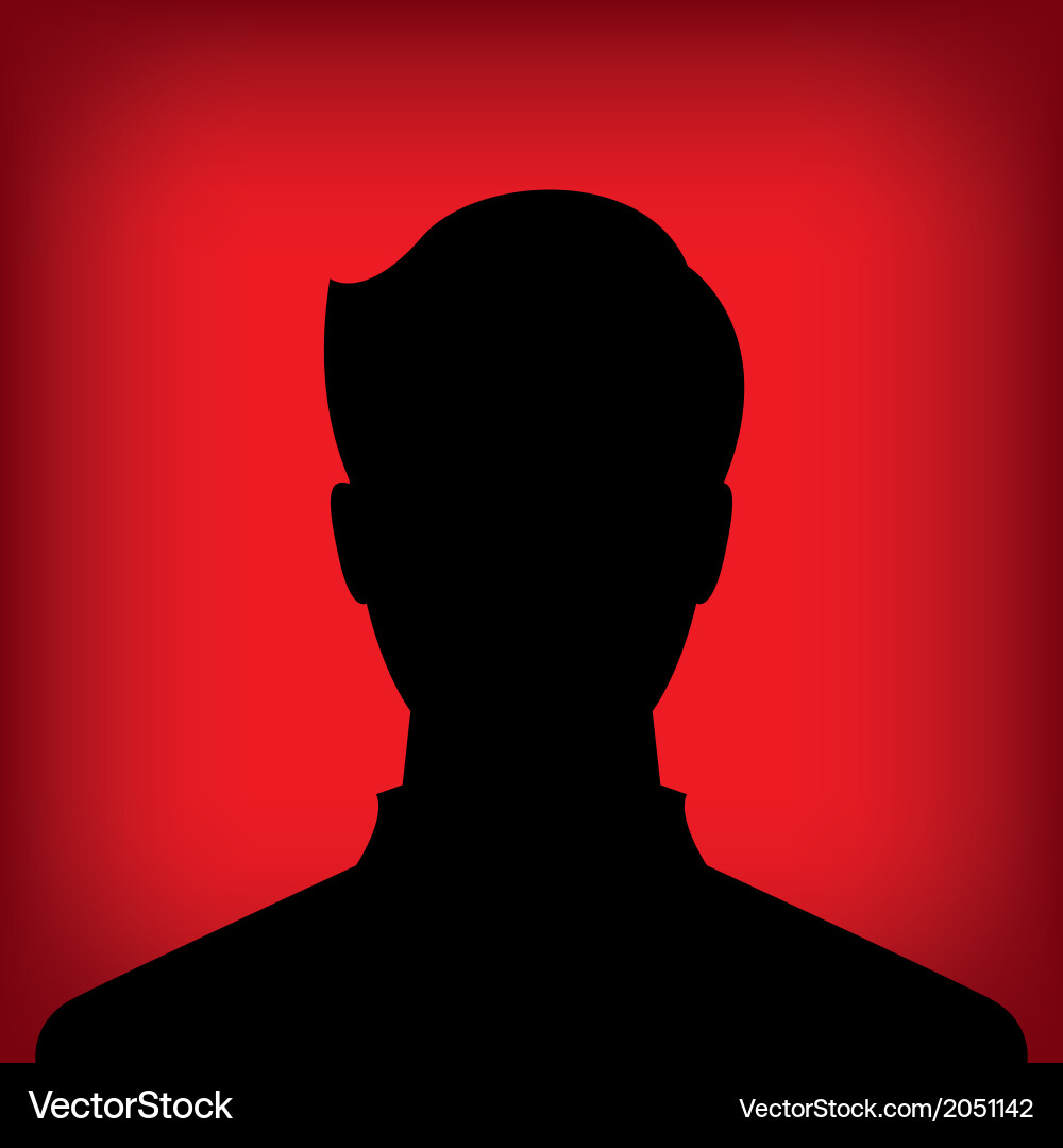 Male Profil Bild Lizenzfreies Vektorbild - VectorStock