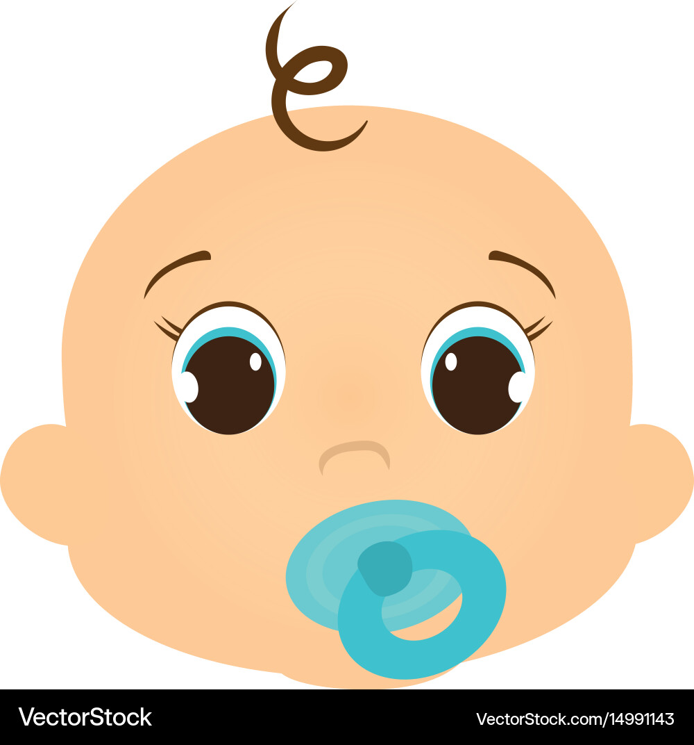 Baby Icon - Smiling Infant Royalty Free Vector Image