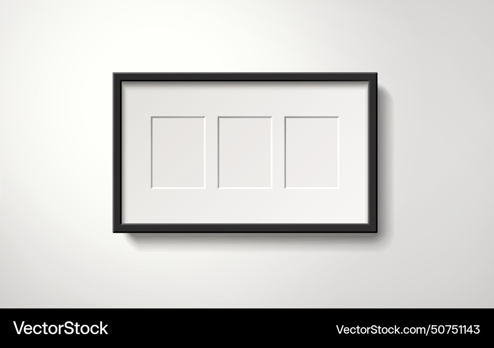 Isolated picture frame Royalty Free Vector Image