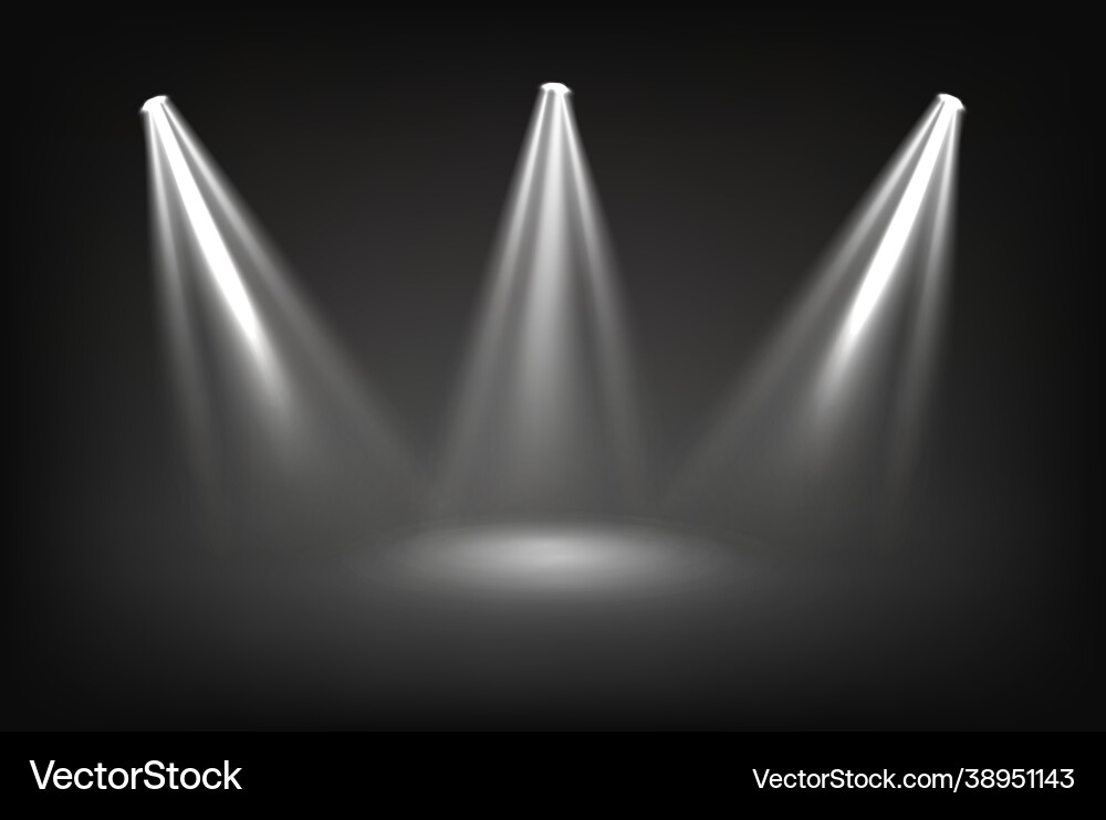 Light effect on transparent background eps 10 Vector Image
