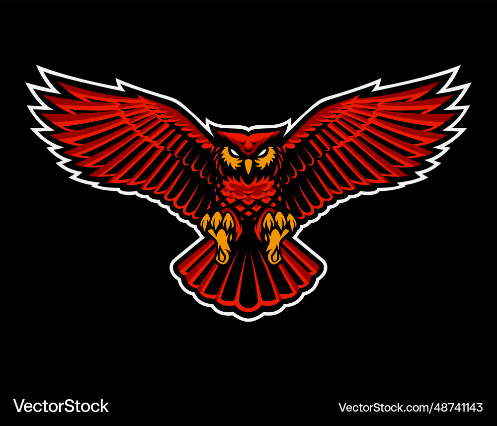 Owl mascot Royalty Free Vector Image - VectorStock