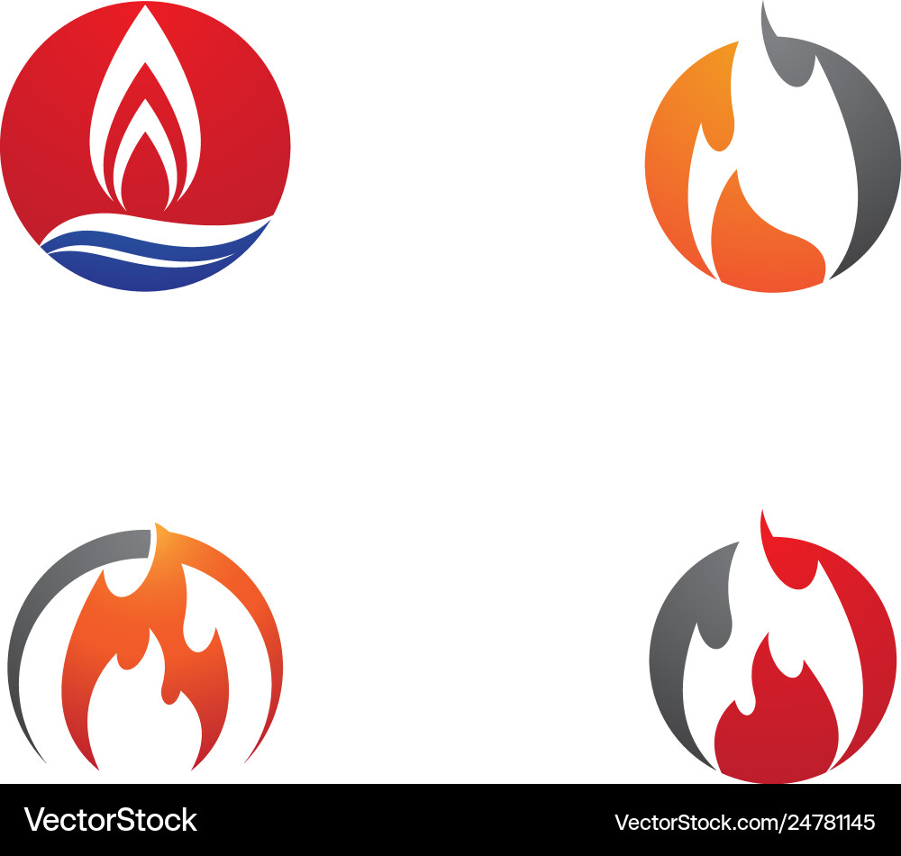 Fire symbol Royalty Free Vector Image - VectorStock