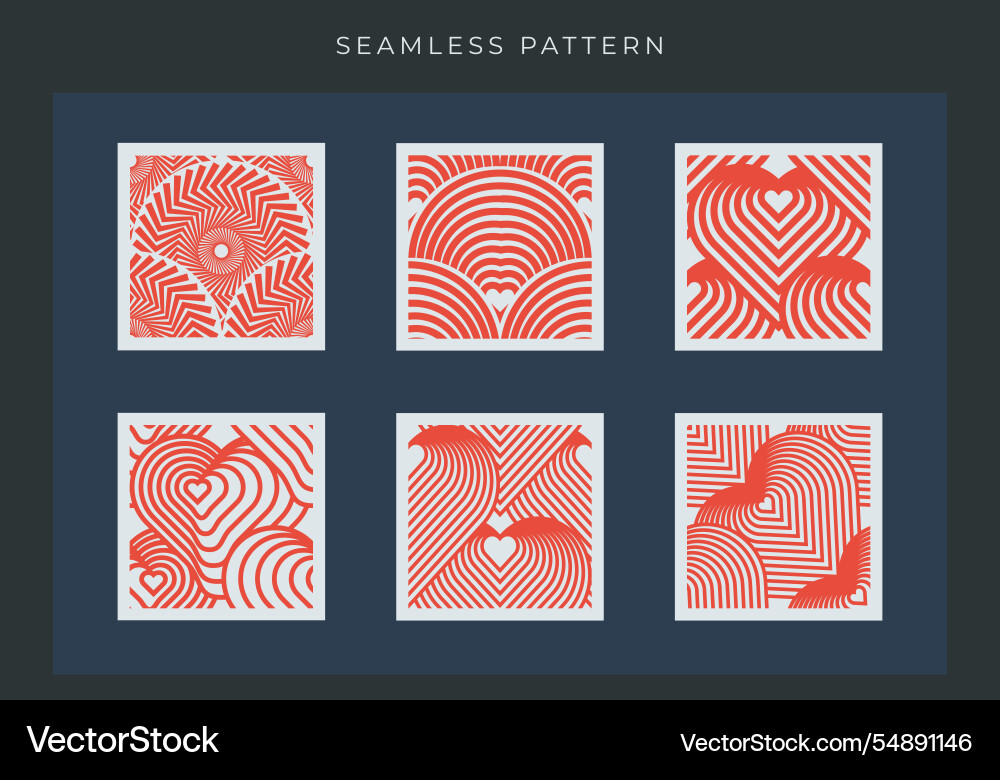 A seamless heart pattern background unlimited Vector Image A seamless heart pattern background unlimited Vector Image