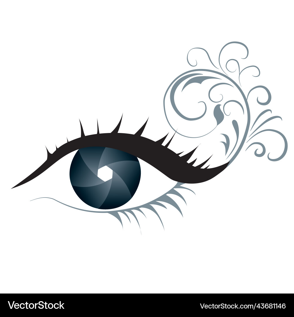 Aperature iris Royalty Free Vector Image - VectorStock