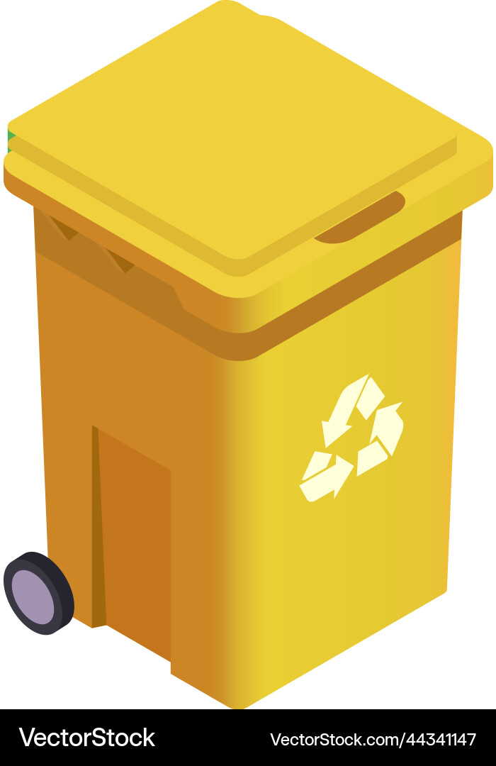 Garbage recycling icon Royalty Free Vector Image