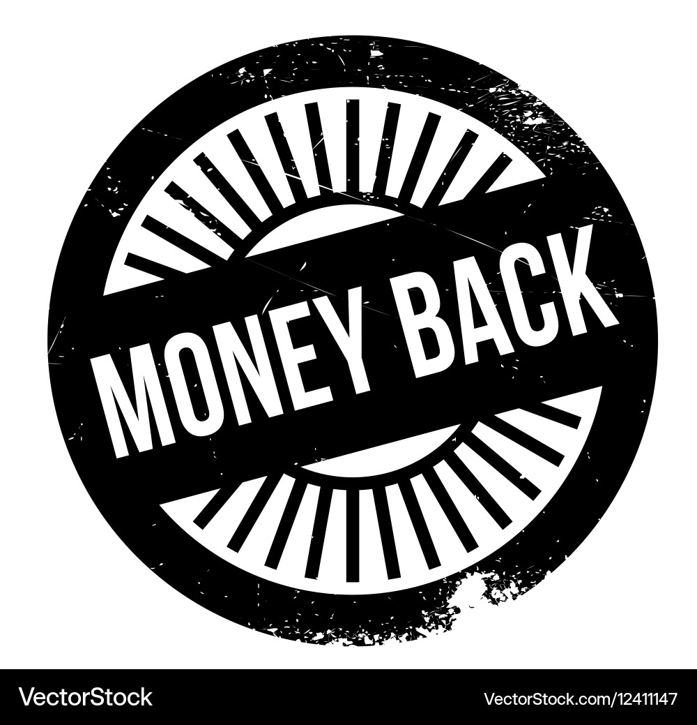 Geld zurück Stempel Lizenzfreies Vektorbild