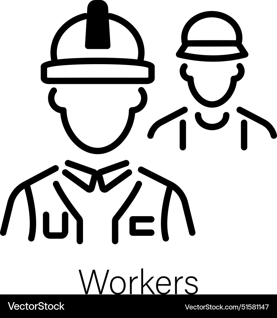 Workers Royalty Free Vector Image - VectorStock