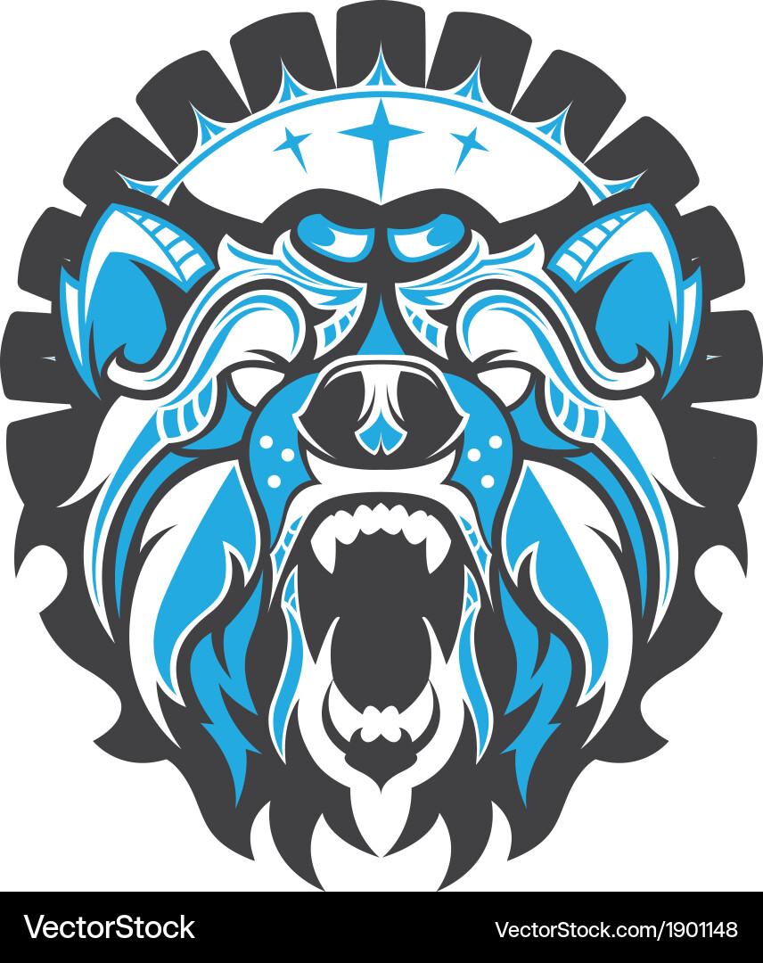 Haida bear Royalty Free Vector Image - VectorStock