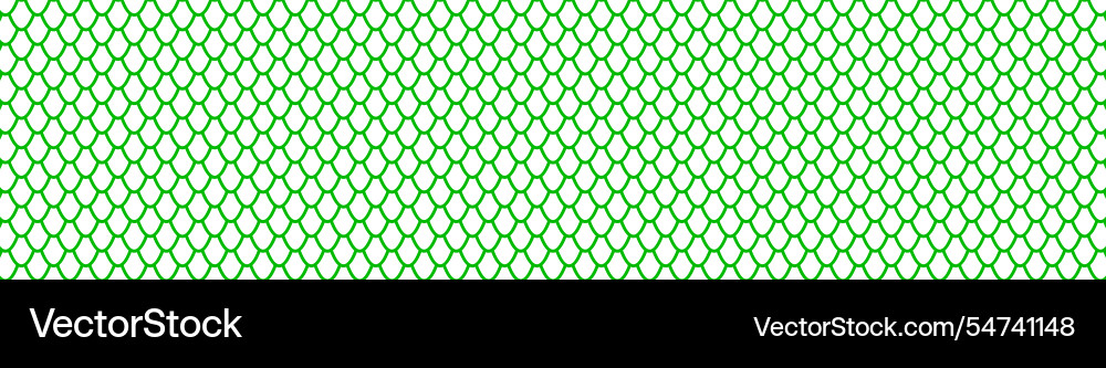 Seamless green scale pattern inspired by dragon Vector Image