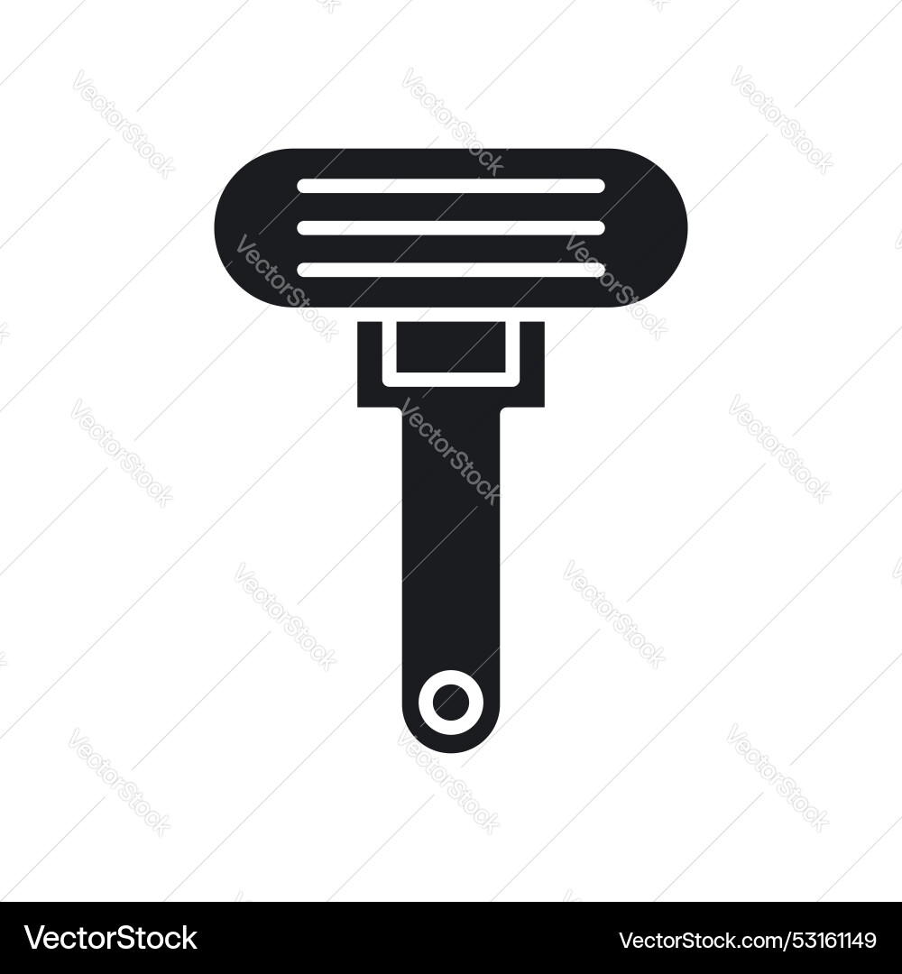 Shaving razor icon symbol on white background Vector Image