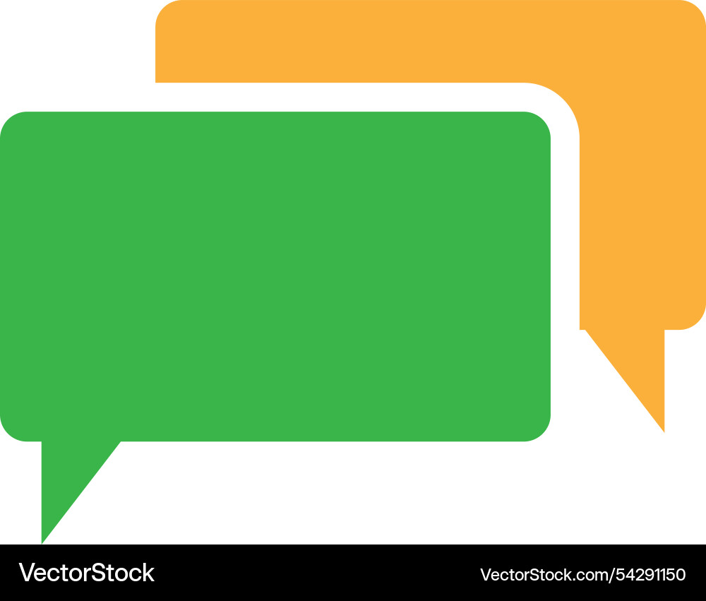 Bubble chat icon design template isolated Vector Image