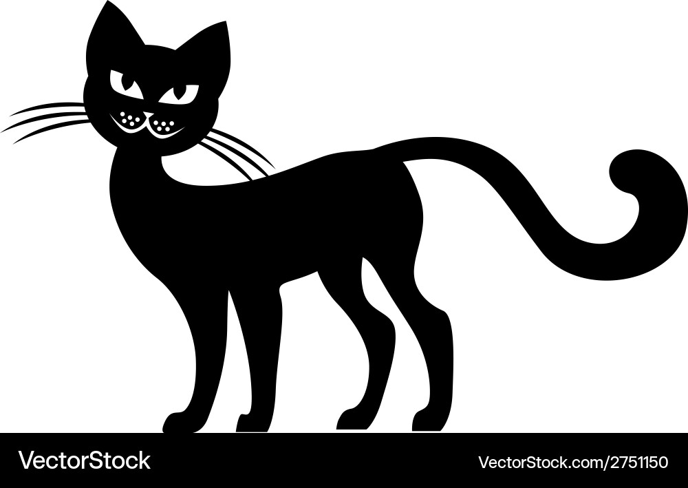 Funny cat Royalty Free Vector Image - VectorStock