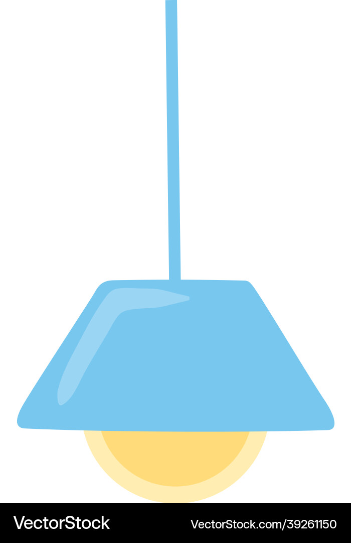 Hanging lamp light Royalty Free Vector Image - VectorStock