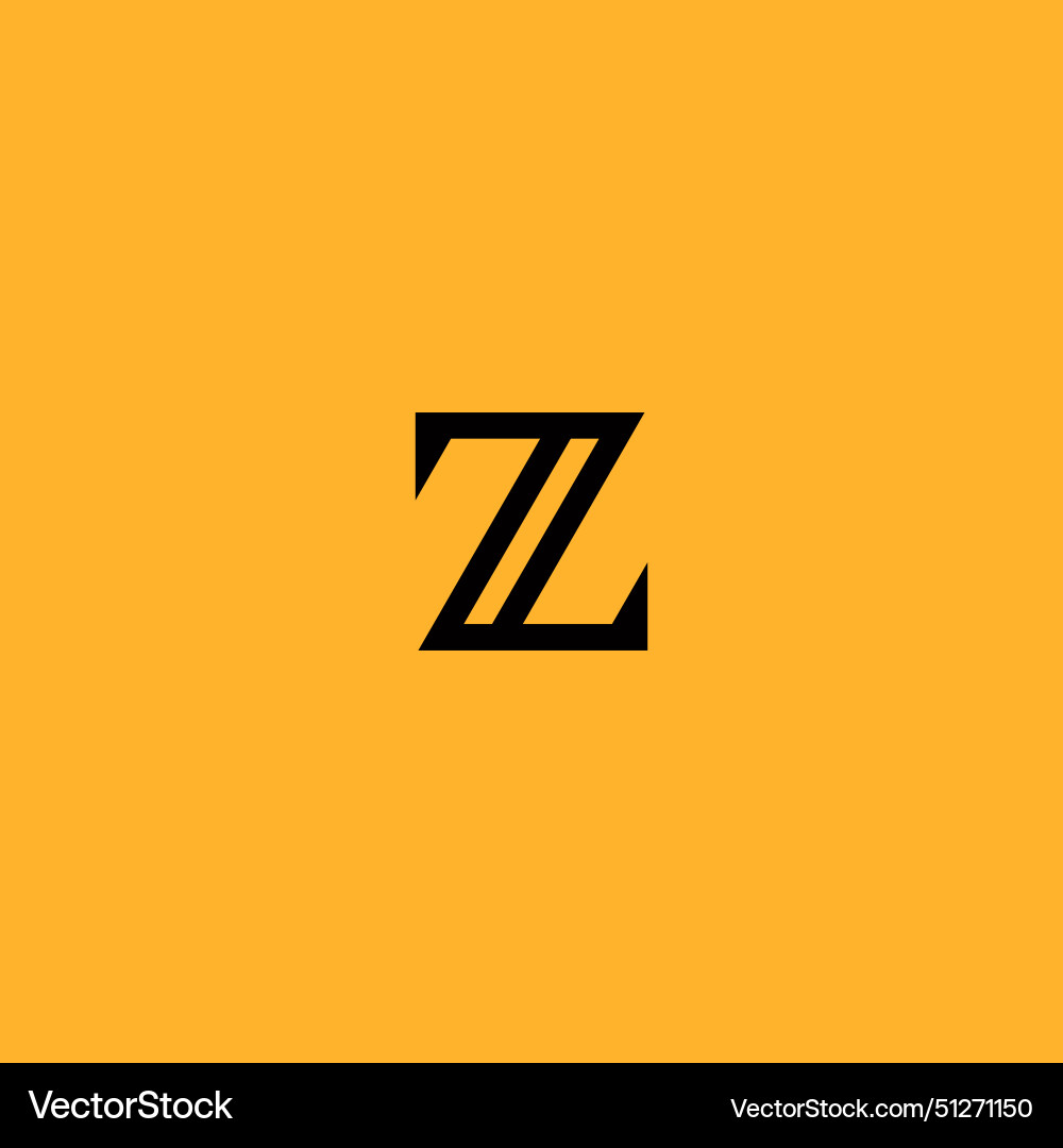 Letter z modern logo icon design template Vector Image