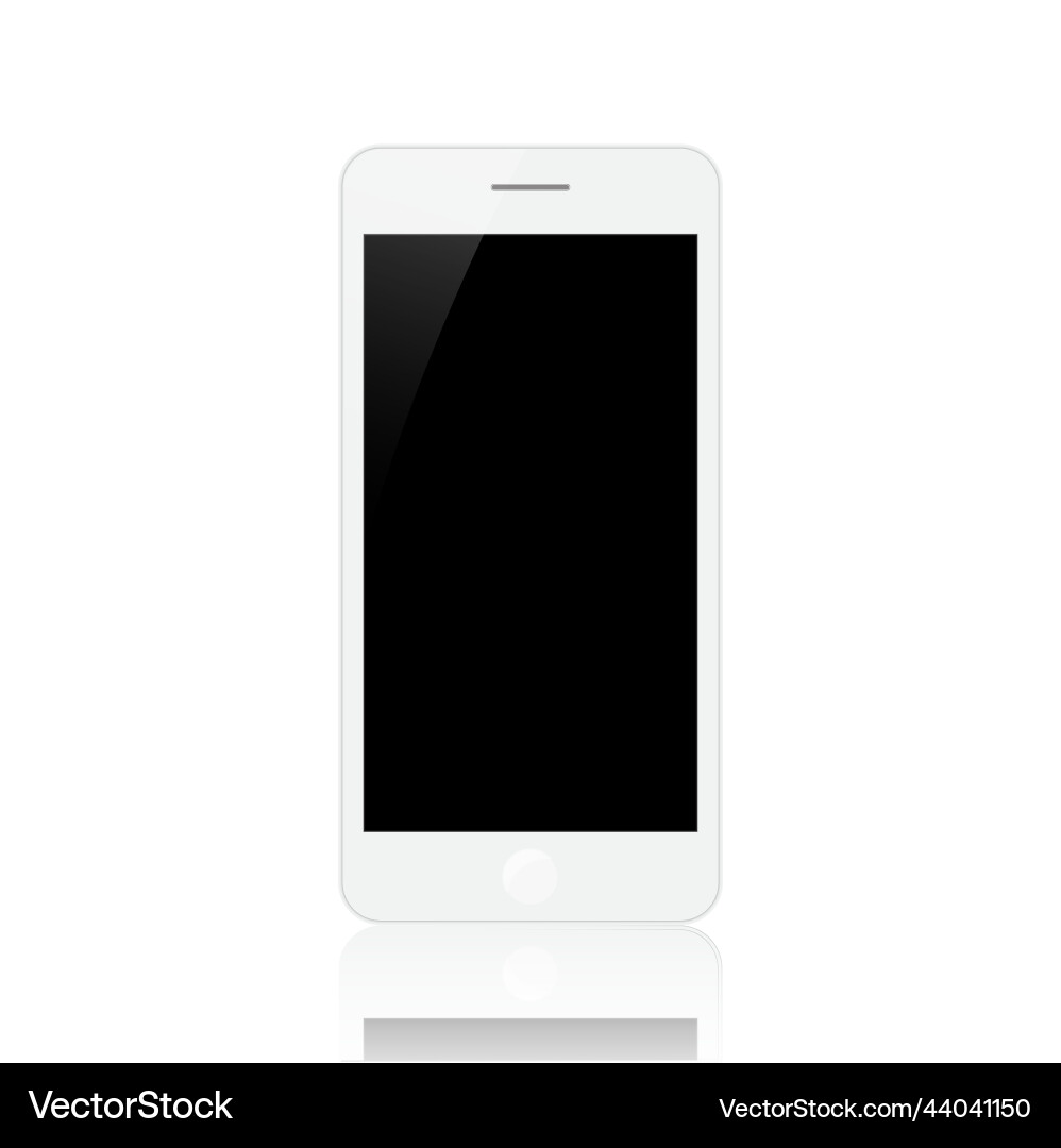 New realistic mobile smart phone modern style Vector Image