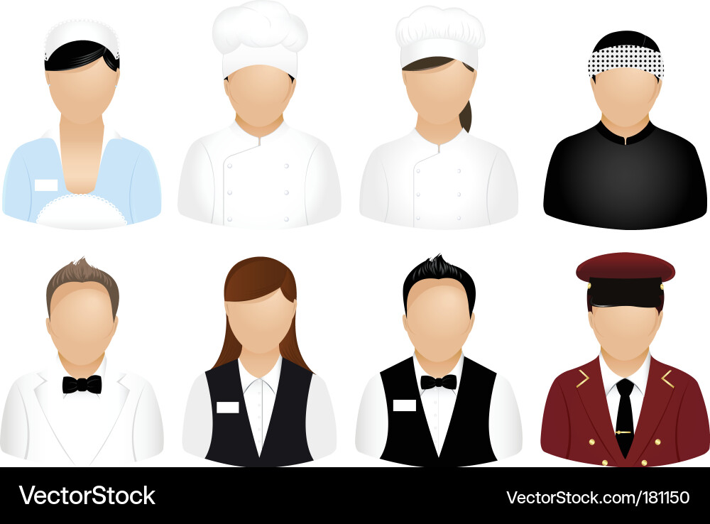 Ushering Vector Images (over 110)