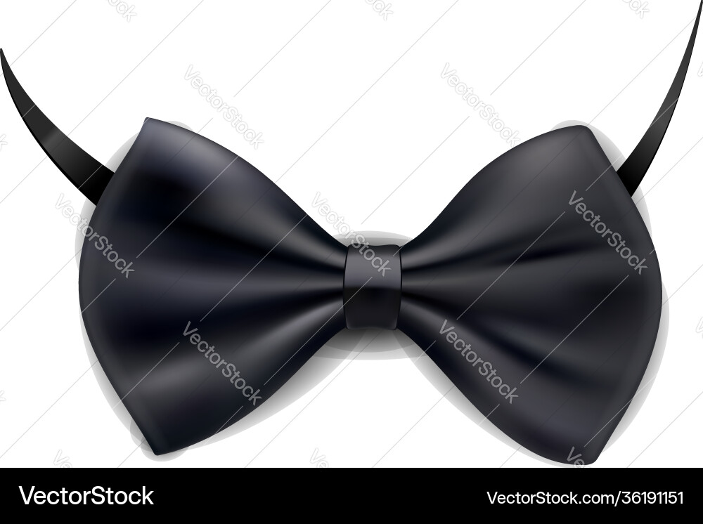 Bow tie Royalty Free Vector Image - VectorStock
