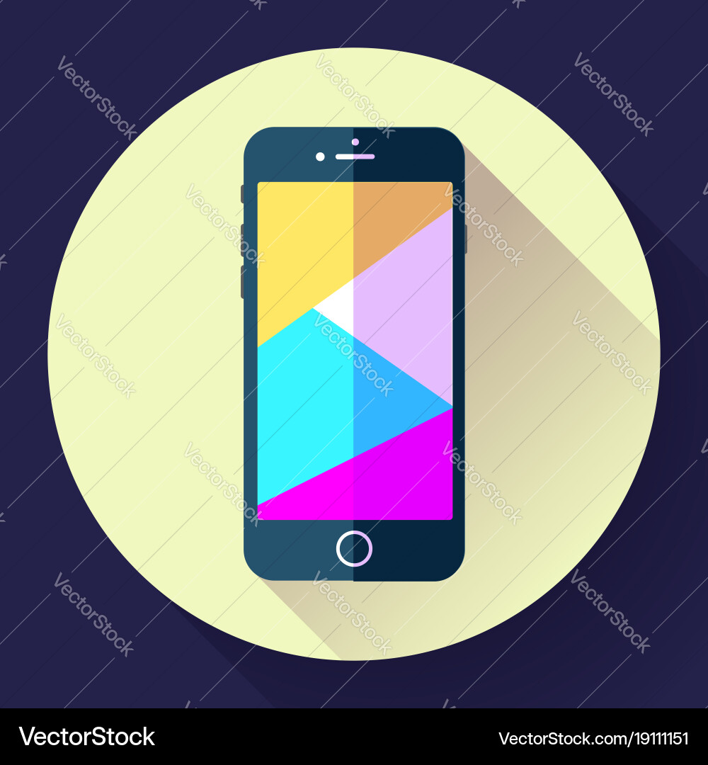 Mobiltelefon Icon Lizenzfreies Vektorbild - VectorStock