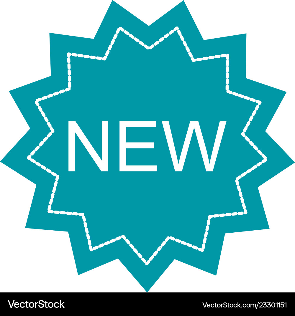 Neues Icon Lizenzfreies Vektorbild - VectorStock