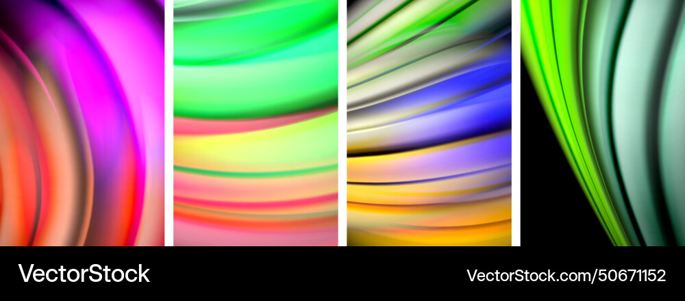 Blurred color line backgrounds Royalty Free Vector Image