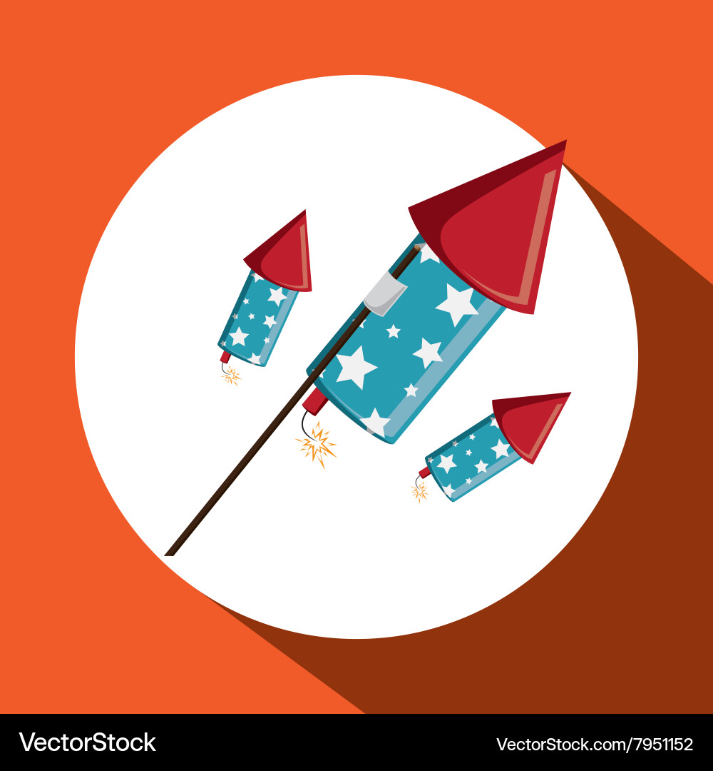 Firework icon design Royalty Free Vector Image