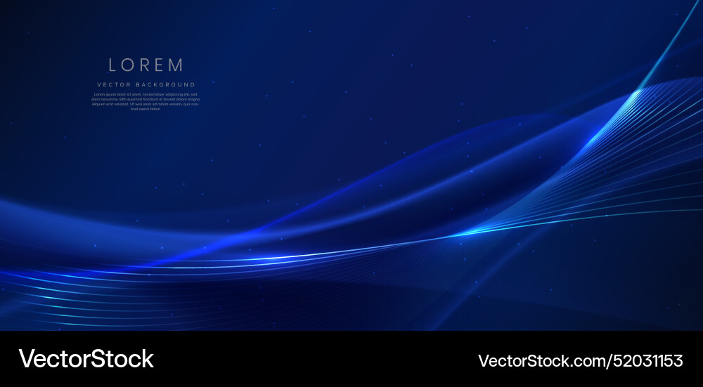 Abstract luxury glowing lines curved overlapping Vector Image