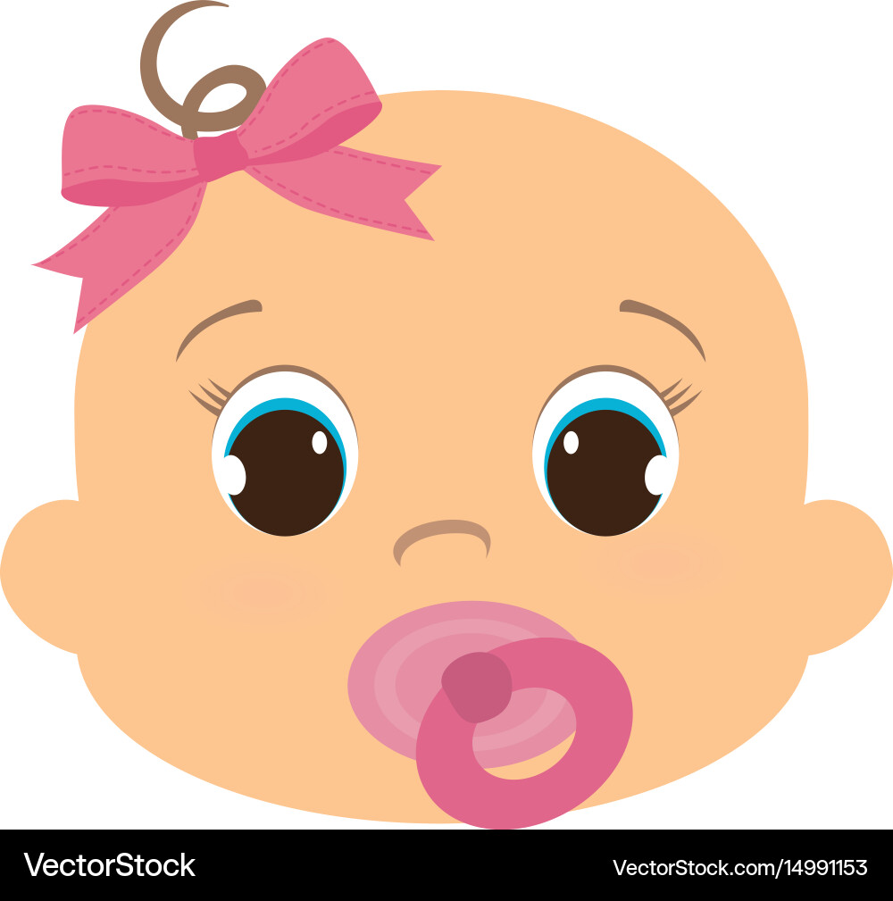 Baby Girl Icon Royalty Free Vector Image - VectorStock
