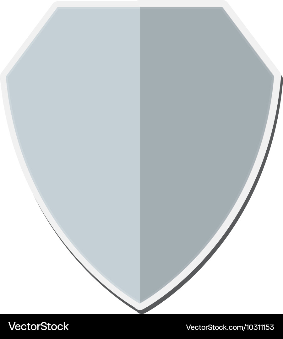Blank Shield Vector