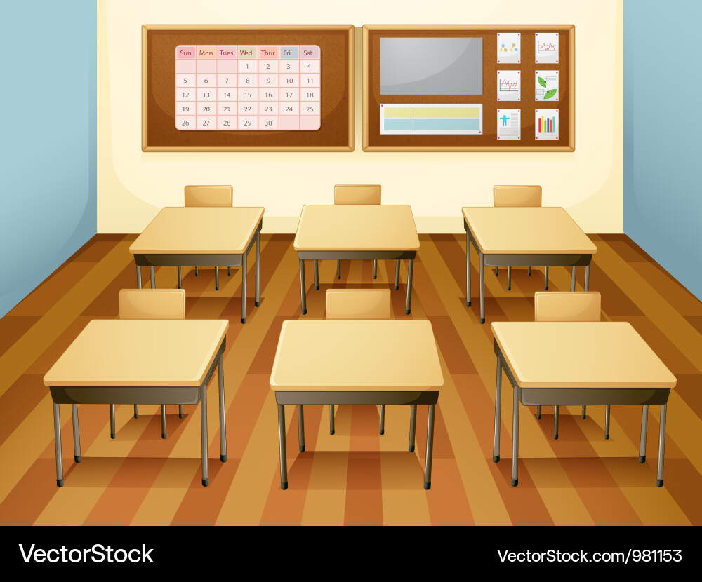 Classroom Royalty Free Vector Image - VectorStock