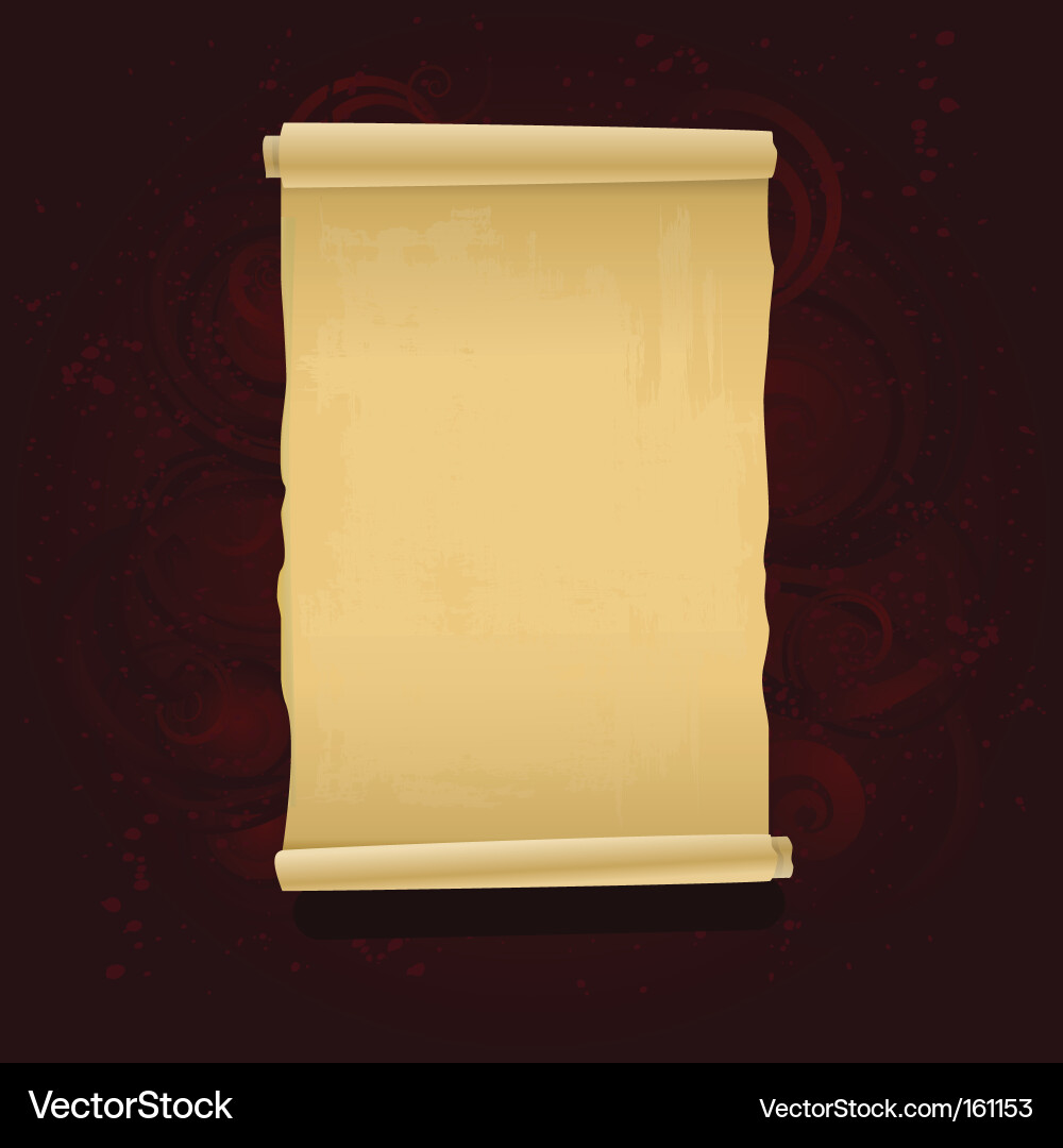 Grunge Scroll Paper Royalty Free Vector Image - VectorStock