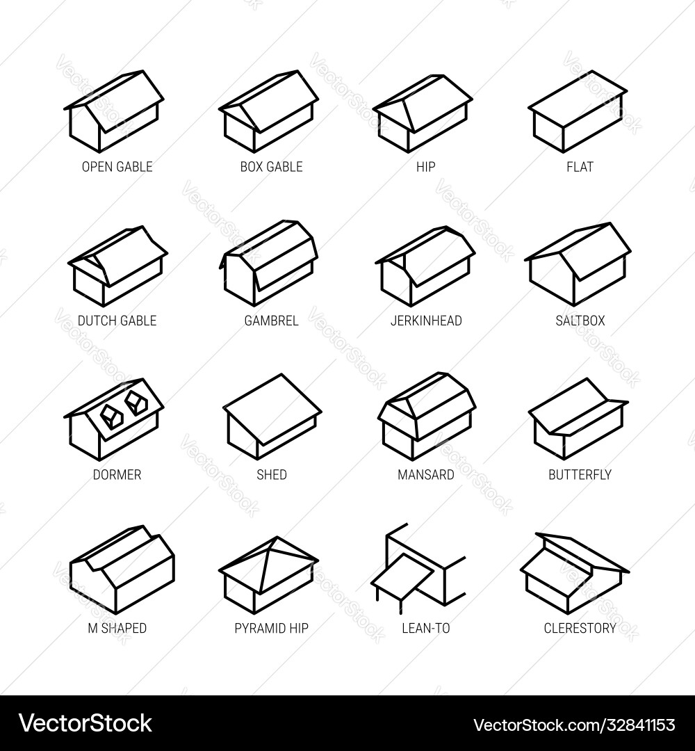 Gable Box Template Vector Images (62)
