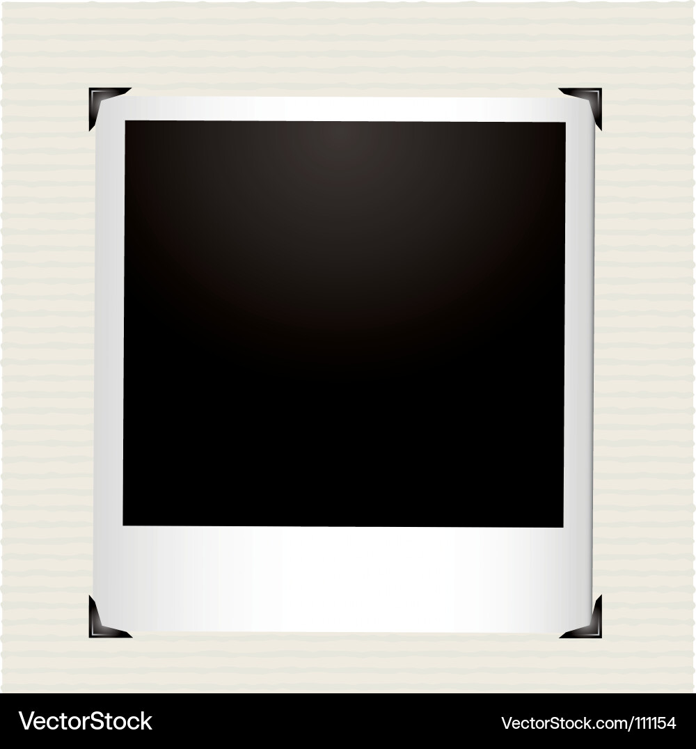 Polaroid photo Royalty Free Vector Image - VectorStock