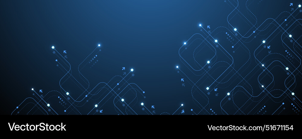 Technology Circuit Background Royalty Free Vector Image