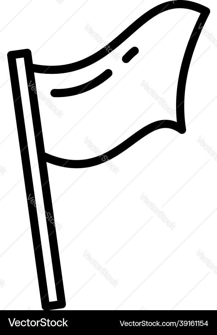 Triband flag on a white background Royalty Free Vector Image