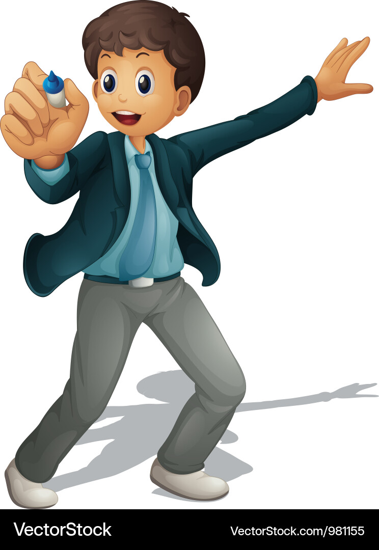 Business man Royalty Free Vector Image - VectorStock